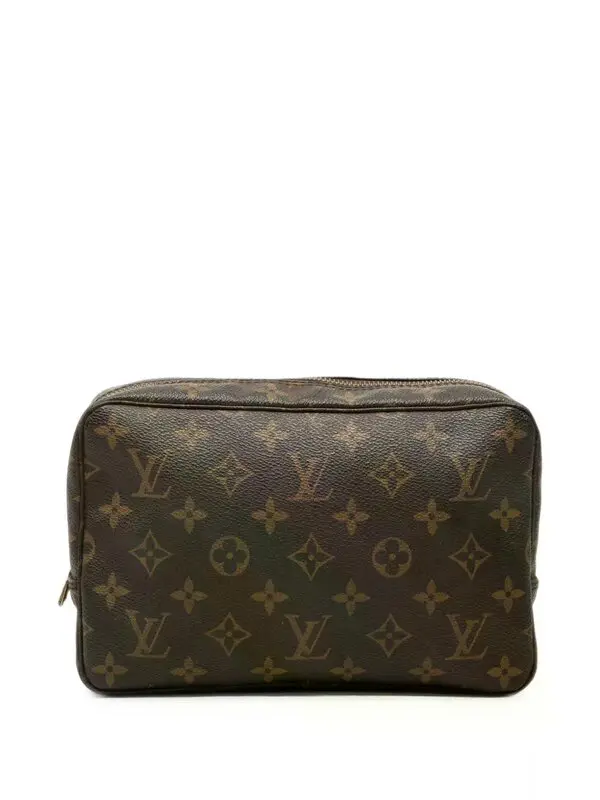 LOUIS VUITTON 1987 Monogram Troussse Toilette 23 Clutch Bag