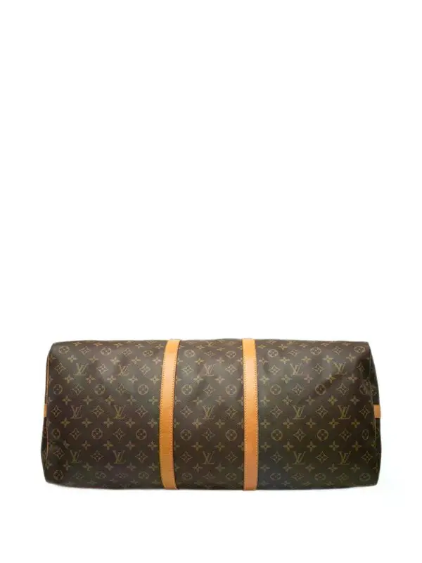 LOUIS VUITTON Monogram Keepall Bandouliere 60 Travel Bag