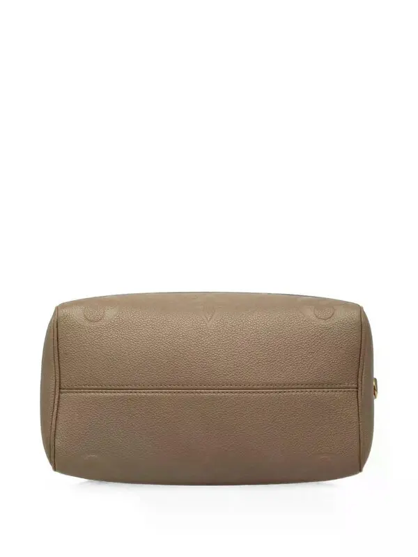 LOUIS VUITTON Monogram Empreinte Speedy Bandouliere 25 Satchel - Brown