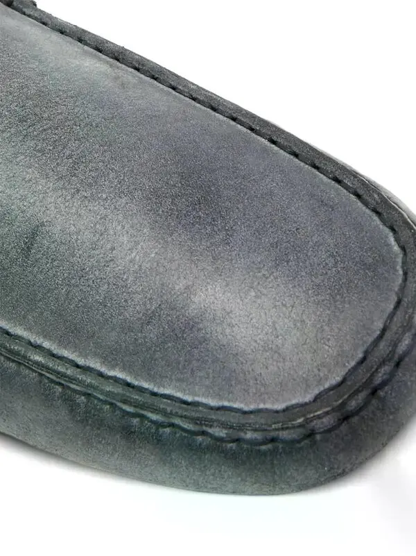 TOD'S Gommino Suede Driver Loafers - Grey
