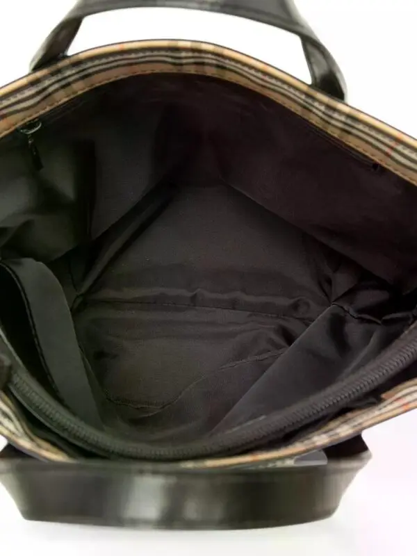 Burberry 2000-2017 Haymarket Check Coated Canvas Tote Bag