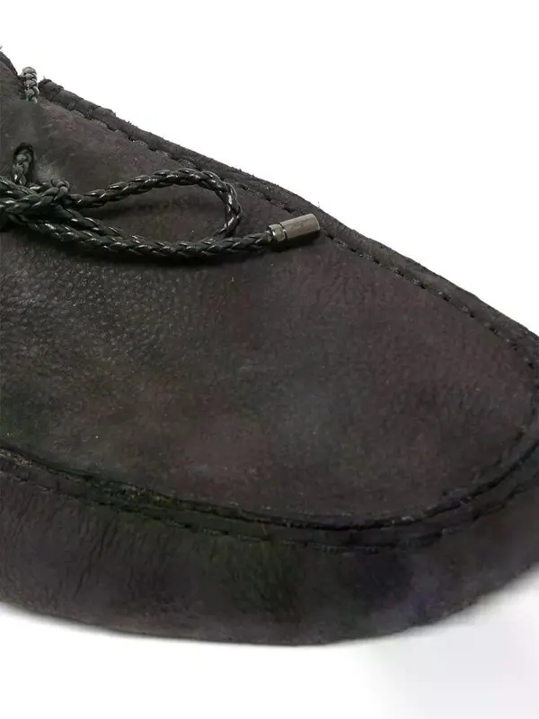 TOD'S Gommino Loafers With Bow Detail - Black