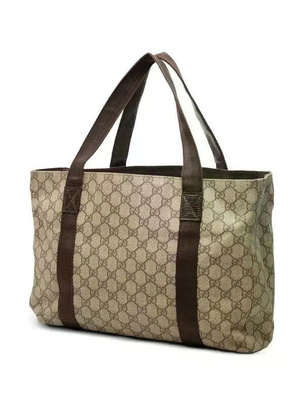 Gucci Gg Supreme Tote Bag - Neutrals