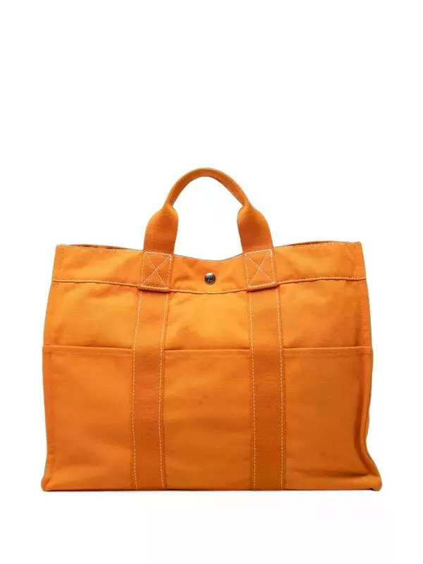 Hermès 1990-2010 Canvas Fourre Tout Mm Tote Bag