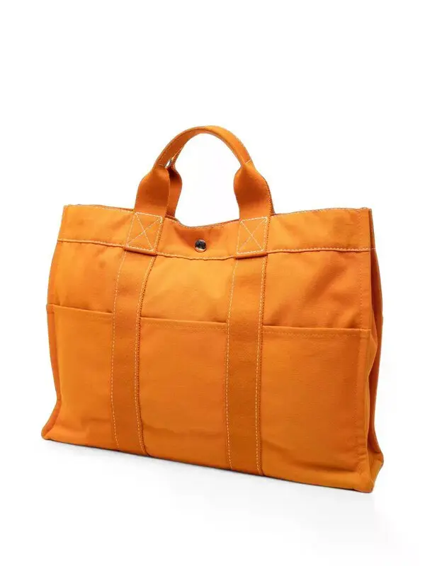 Hermès 1990-2010 Canvas Fourre Tout Mm Tote Bag