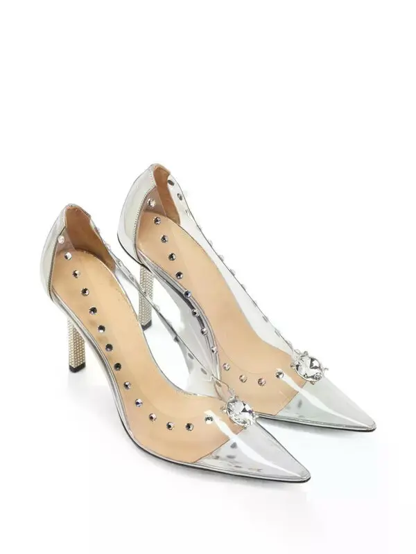Mach & Mach Diamond Dreams Crystal Embellished Pumps