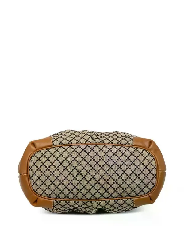 Gucci Diamante Canvas Sukey Satchel