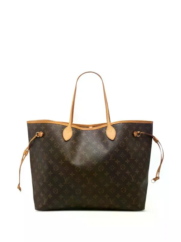 LOUIS VUITTON Monogram Neverfull Gm Tote Bag - Brown