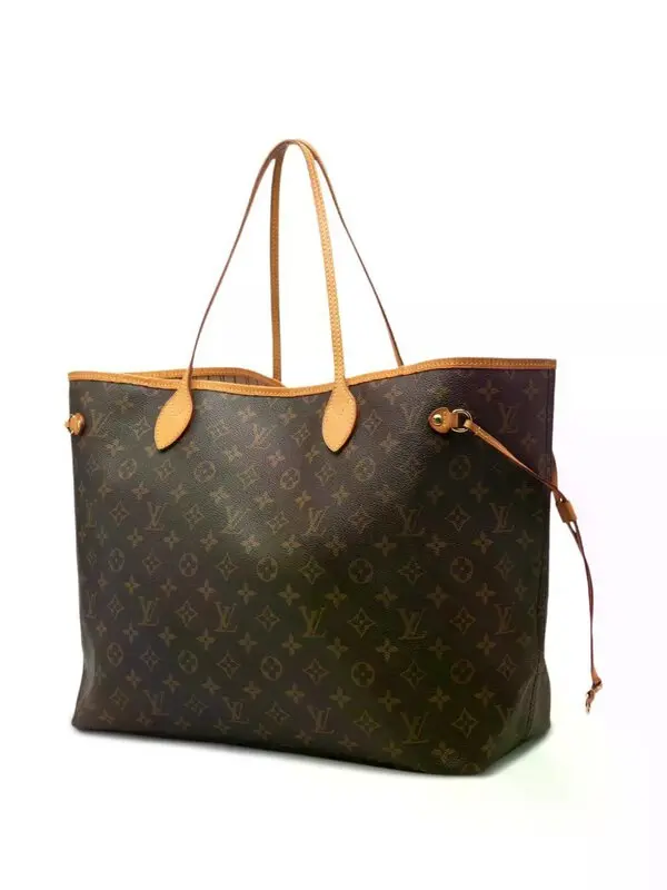 LOUIS VUITTON Monogram Neverfull Gm Tote Bag - Brown