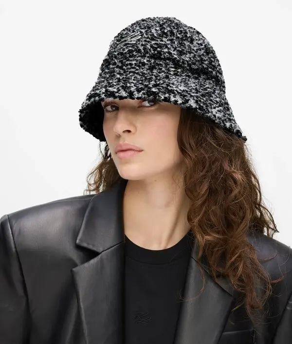 Karl Lagerfeld K/autograph Boucle Bucket Hat