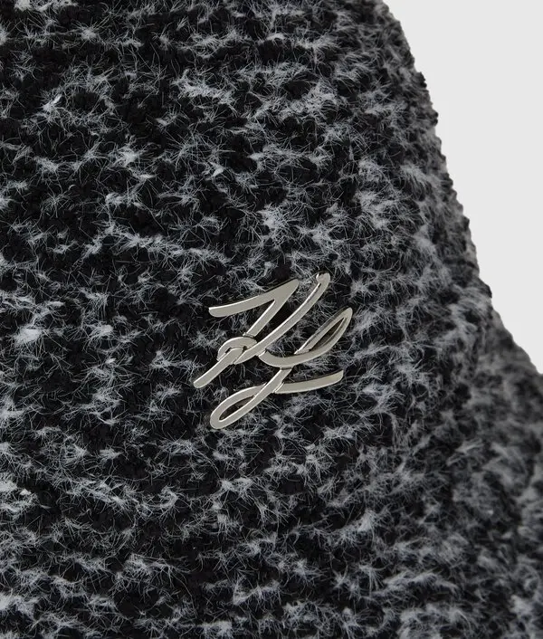 Karl Lagerfeld K/autograph Boucle Bucket Hat