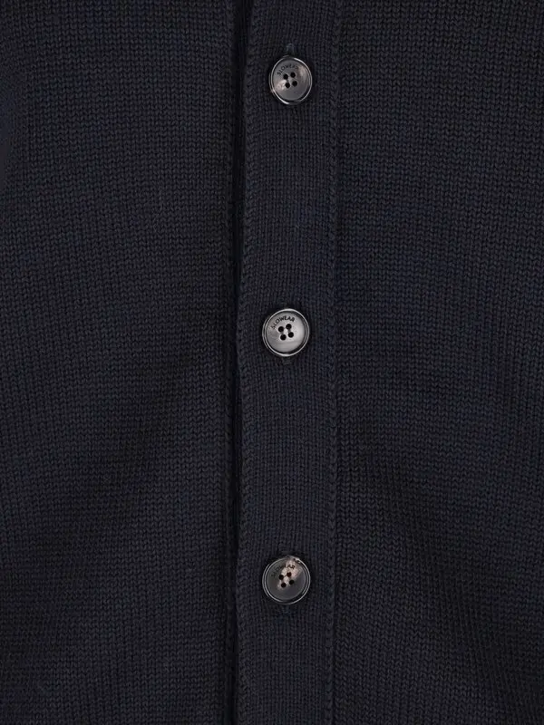 ZANONE Chioto" Virgin Wool Cardigan - Blue