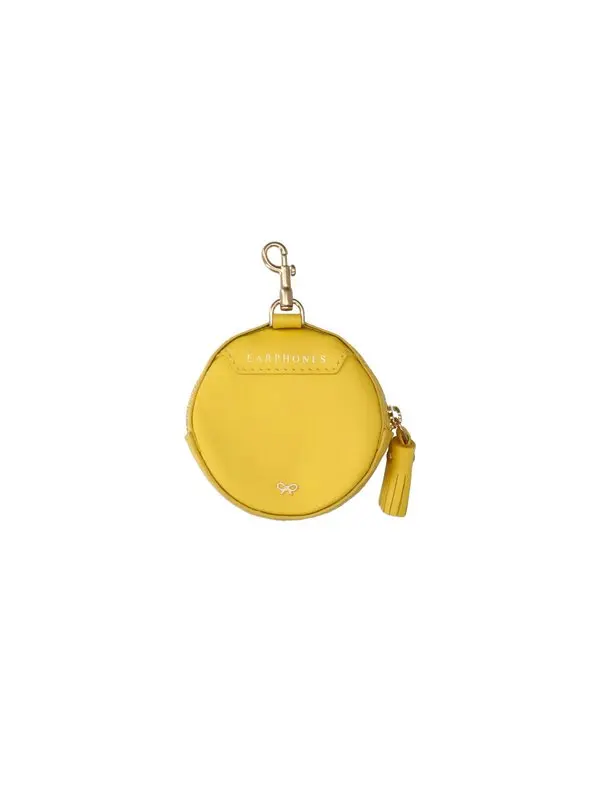 ANYA HINDMARCH Keychain Pouch "wink - Yellow