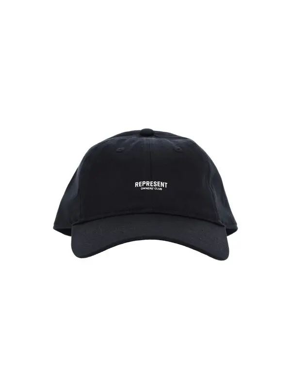 AMI Paris Cotton Baseball Cap - Black