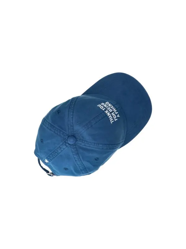 AMI Paris Cotton Baseball Cap - Blue