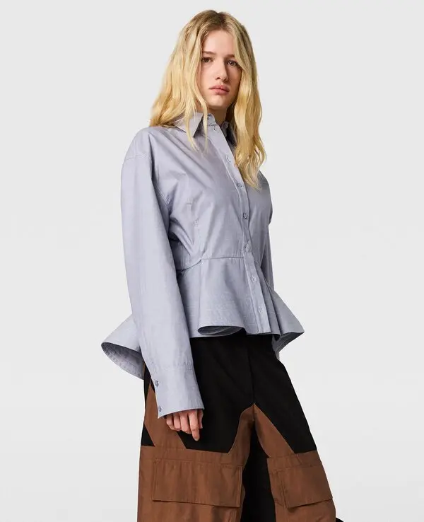 Stella McCartney Chambray Peplum Shirt