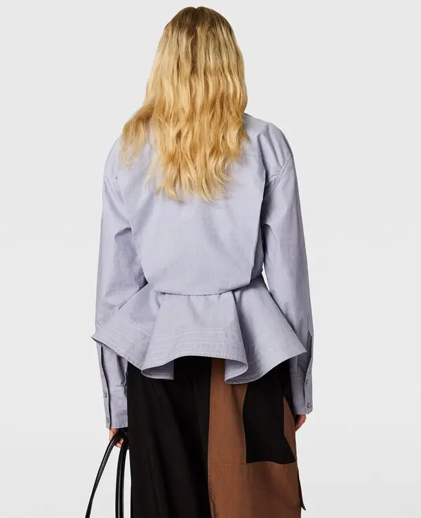 Stella McCartney Chambray Peplum Shirt