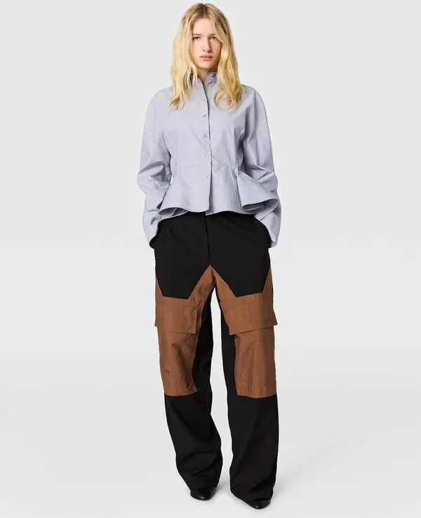 Stella McCartney Chambray Peplum Shirt