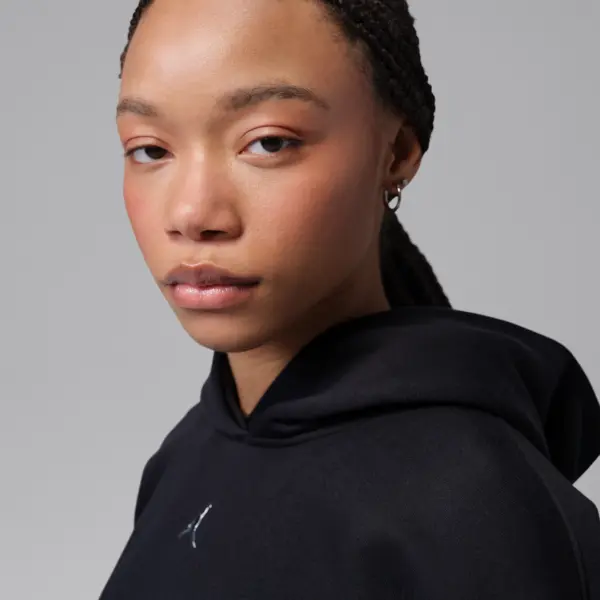 JORDAN Brooklyn Fleece Cropped Pullover Hoodie
