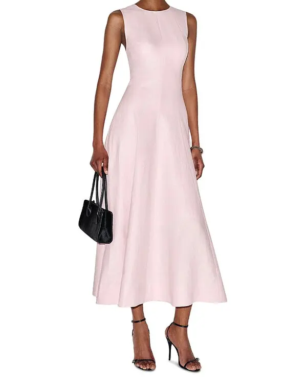 REFORMATION Cecilia Linen Dress - Cherry Blossom