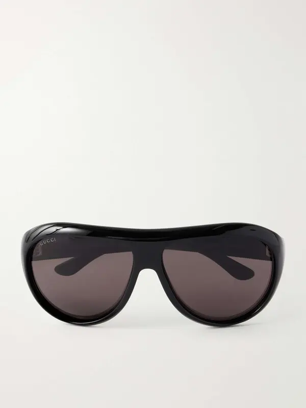Gucci Round-frame Recycled-acetate Sunglasses