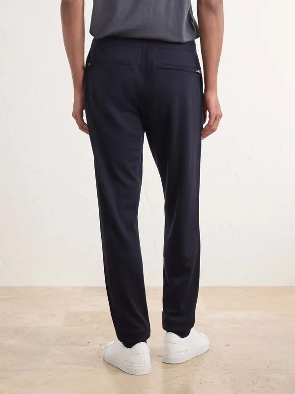 Orlebar Brown Struma Tapered Cotton-jersey Sweatpants - Navy