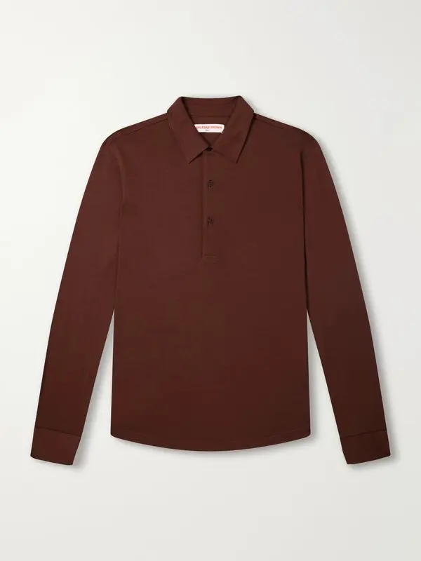 Orlebar Brown Sebastian Wool-jersey Polo Shirt