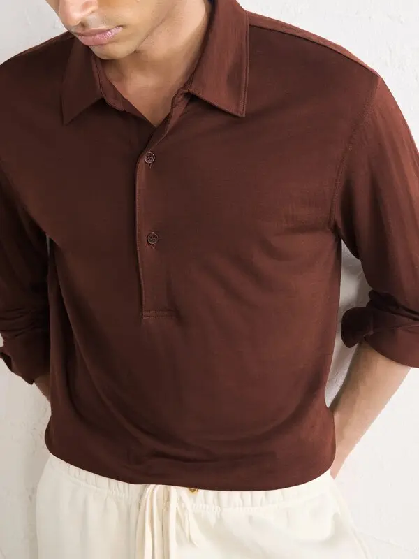 Orlebar Brown Sebastian Wool-jersey Polo Shirt