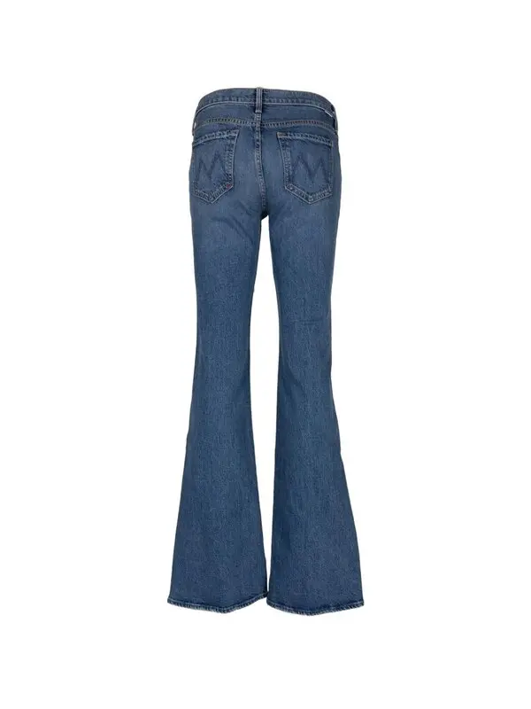 MOTHER The Jinx Heel Flare Jeans - Sky Blue