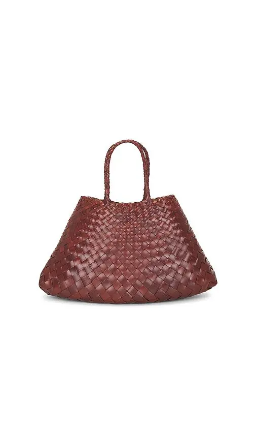 Dragon Diffusion Santa Croce Small Bag In Burgundy - Bruciato