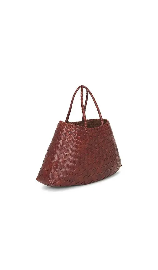 Dragon Diffusion Santa Croce Small Bag In Burgundy - Bruciato