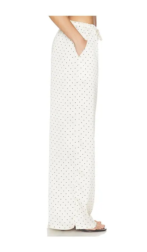 SOLAQUA The Giula Pants In Black & White