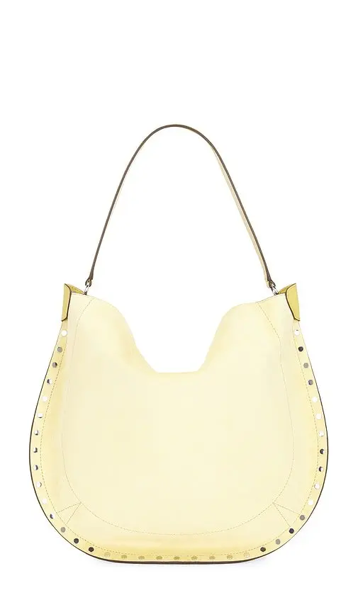 Isabel Marant Étoile Oskan Hobo Soft Shoulder Bag In Tan