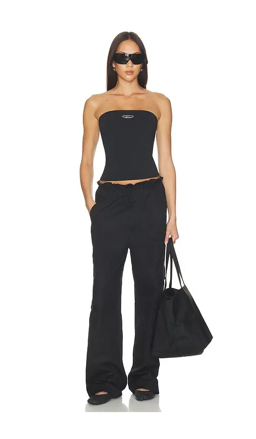 Nike Street Gfx Tube Top In Black