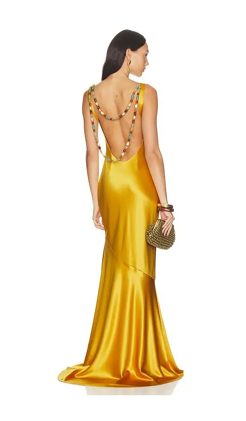 Retrofete Keryn Gown - Dijon