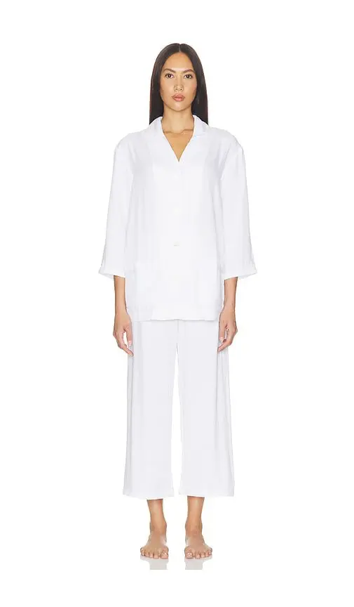 Sleeper Party Pajama Set With Detachable Feathers