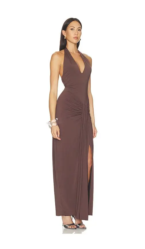 BAOBAB Donatella Maxi Dress In Brown