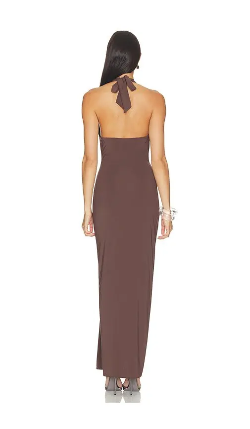 BAOBAB Donatella Maxi Dress In Brown