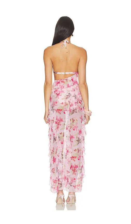 PatBO Orchid Bloom Long Dress