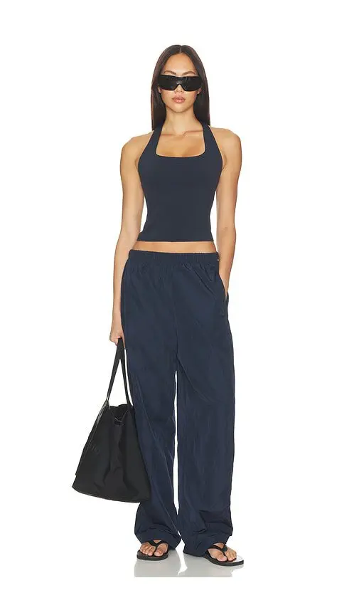 Vuori Alltheform Logo Tank Top In Navy