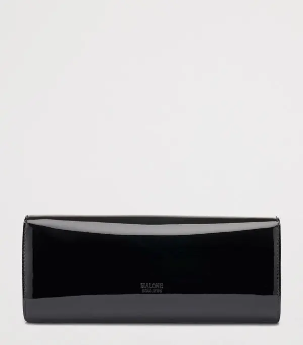 MALONE SOULIERS Patent Leather Vivien Chain Wallet