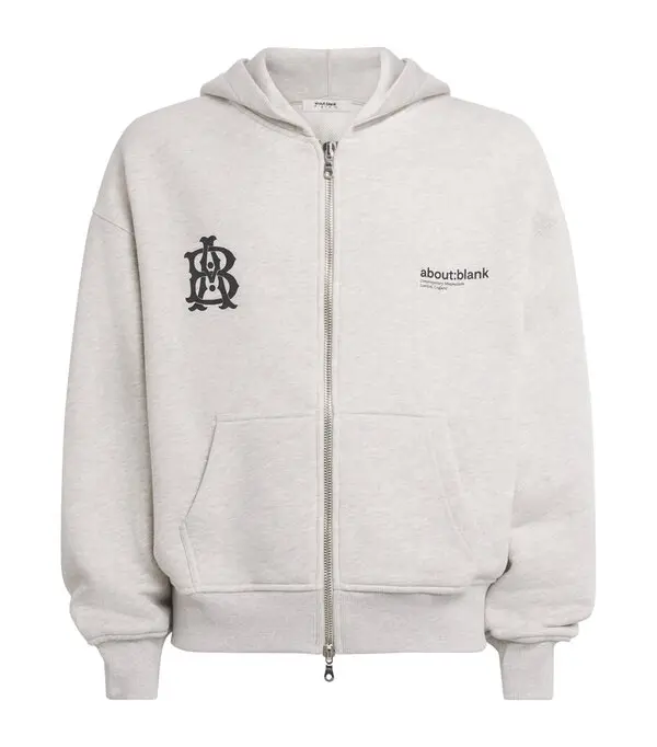 ABOUT:BLANK Cotton Monogram Hoodie