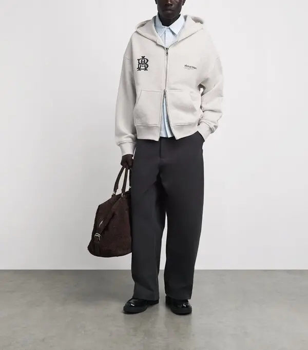 ABOUT:BLANK Cotton Monogram Hoodie