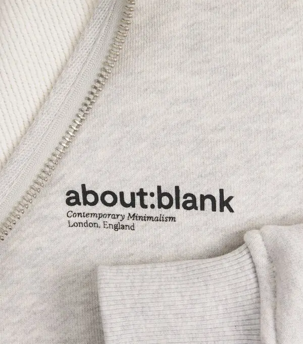 ABOUT:BLANK Cotton Monogram Hoodie