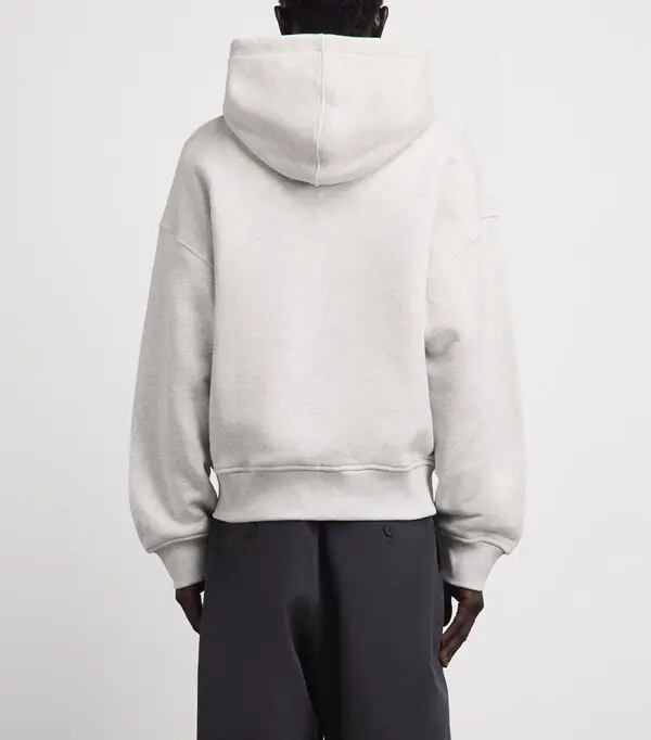 ABOUT:BLANK Cotton Monogram Hoodie - Grey