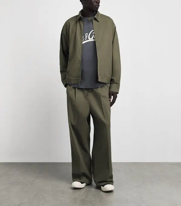 Fear Of God Cotton Twill Work Jacket - Green