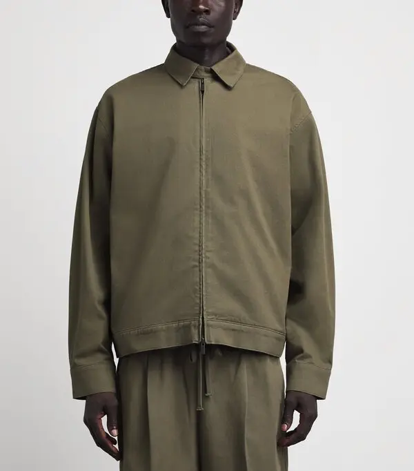 Fear Of God Cotton Twill Work Jacket - Green