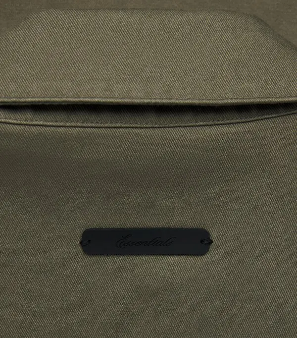 Fear Of God Cotton Twill Work Jacket - Green