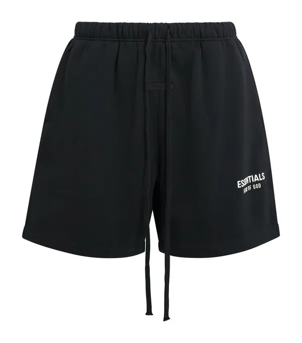 Fear Of God Logo Classic Sweatshorts - Black