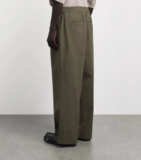 Fear Of God Cotton Pleated Drawstring Trousers